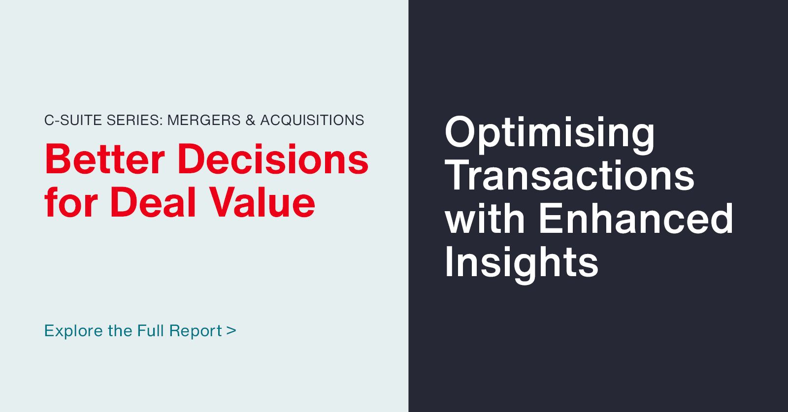 Better decisions for deal value: Optimising transactions with enhanced ...